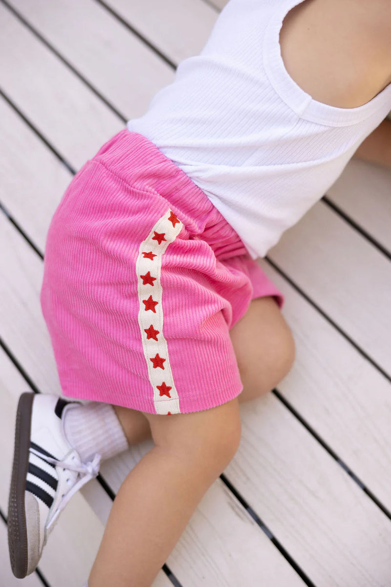 Playtime Cord Shorts - Pink – INDIGO ATTIC