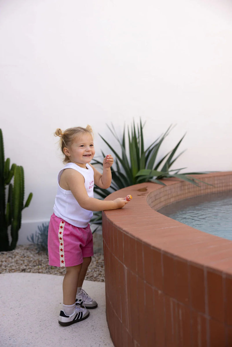Playtime Cord Shorts - Pink – INDIGO ATTIC
